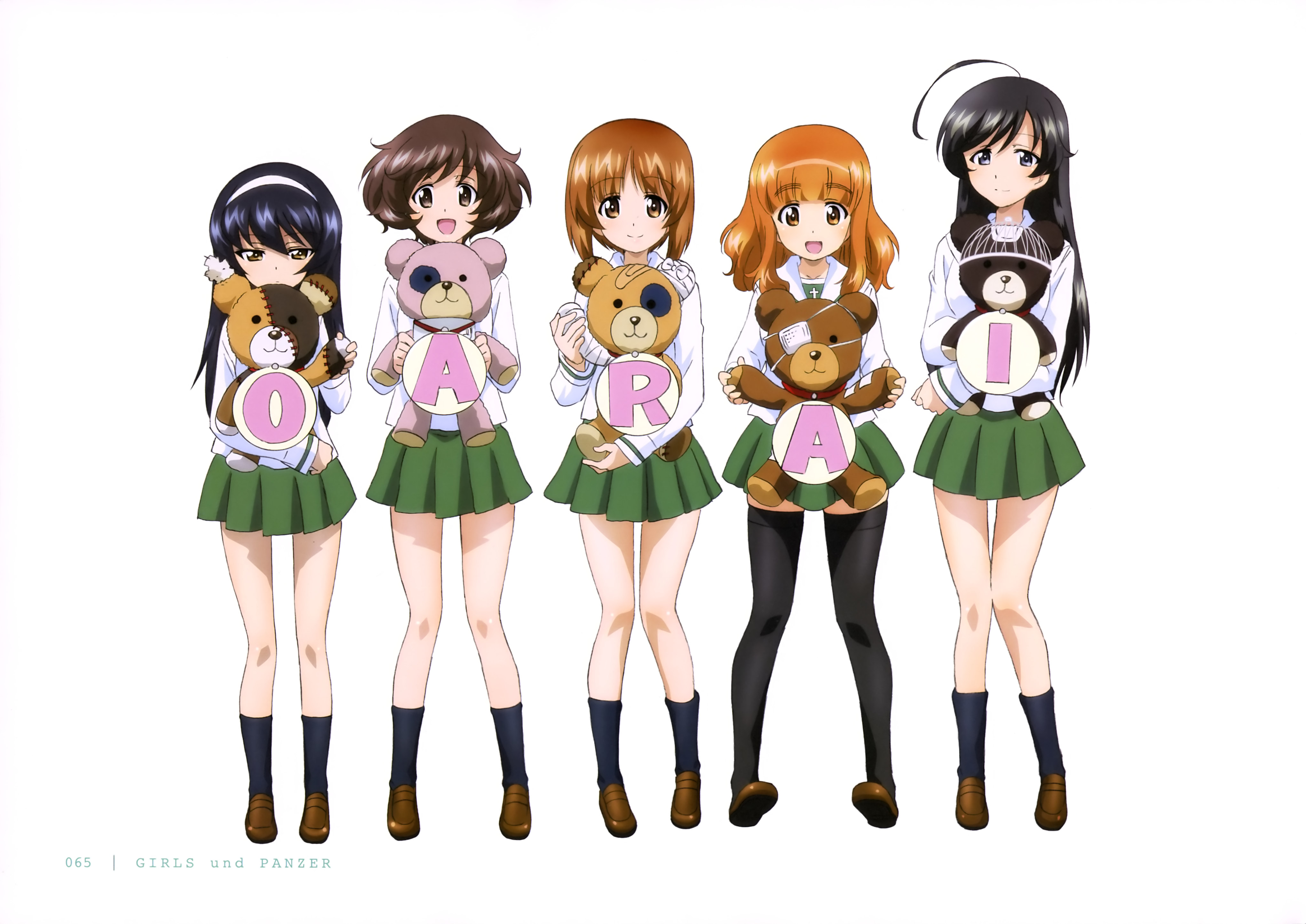 Safebooru - 5girls absurdres akiyama yukari boko (girls und panzer) girls und panzer highres ...